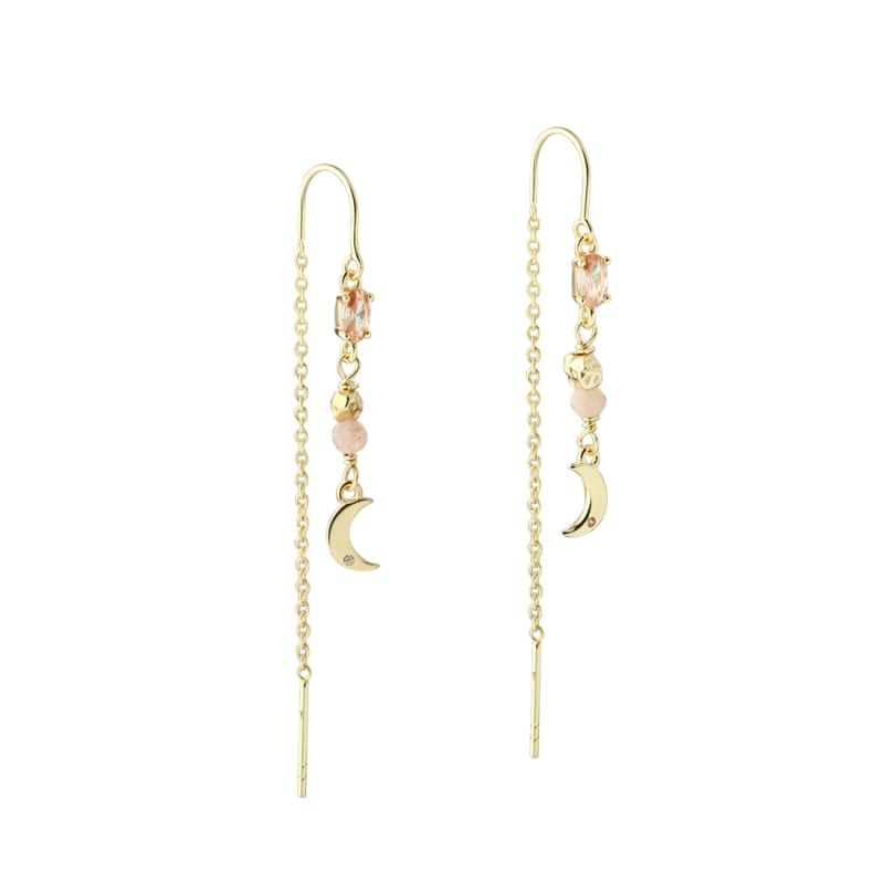 BLUSH EARTHREAD | GOLDEN - ØRETRÅDE - Aqua Dulce Jewellery