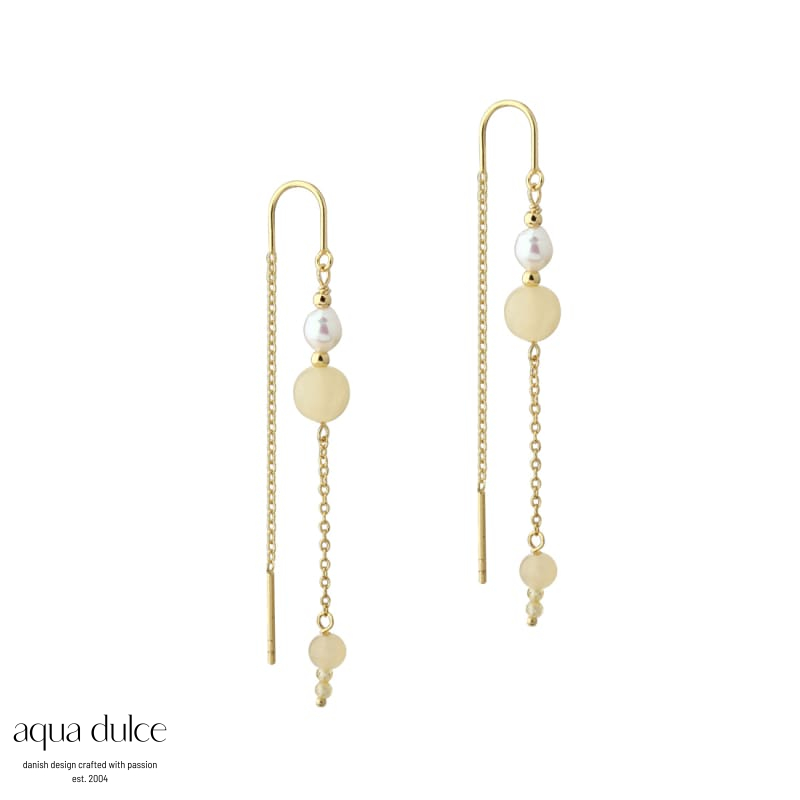 MOONLIGHT EARTHREAD | GOLDEN - NYHEDER - Aqua Dulce Jewellery