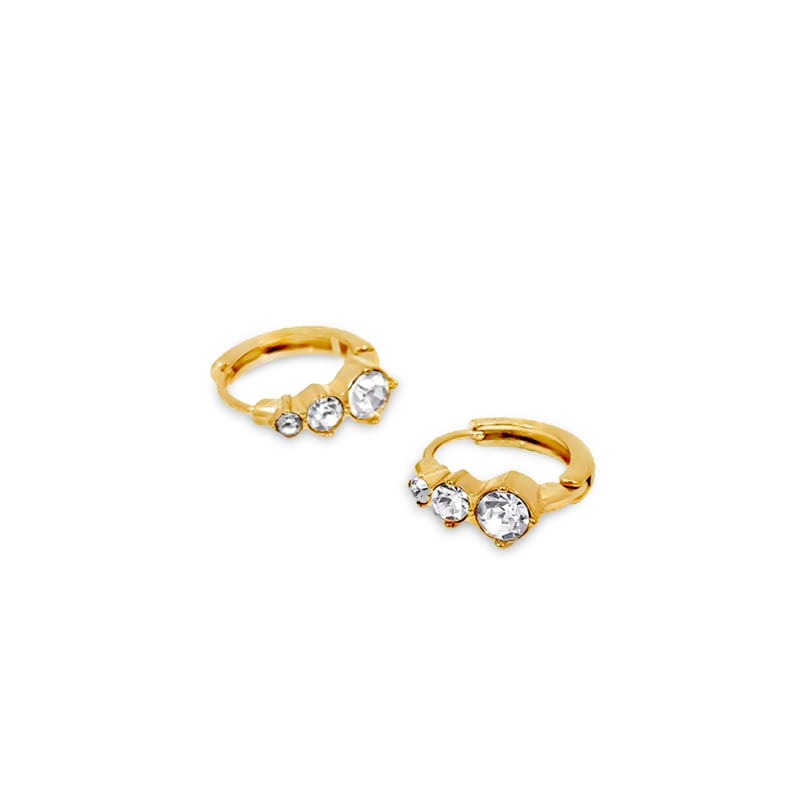 GLOW MAYA HOOP 15 MM - BAY by aqua dulce - Aqua Dulce Jewellery